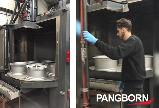 Pangborn: Alloy Wheel Blast Cleaning Machine - LK Table Systems