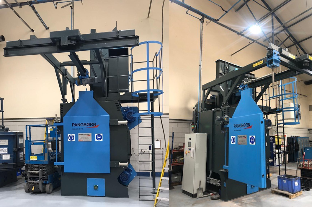 Pangborn: Hook Type Blast Cleaning Machine | Model 3D 1500/2000 IHT